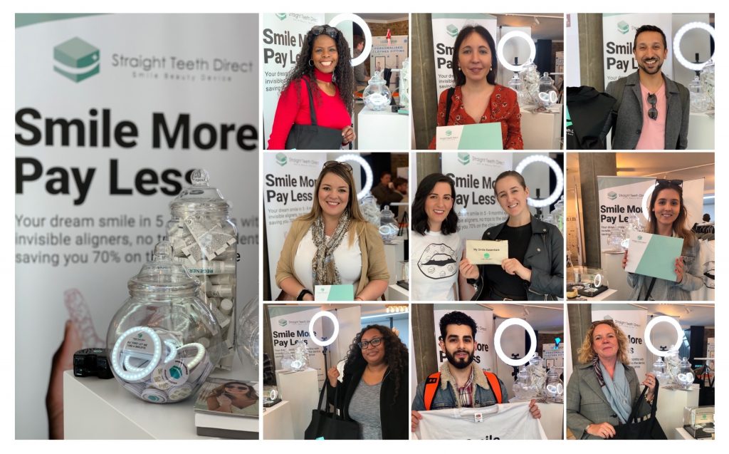 Straighten teeth through an app - Inside London's first pop up